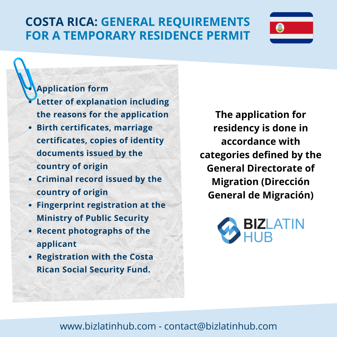 Basic Guide to Obtain a Residency Permit in Costa Rica
