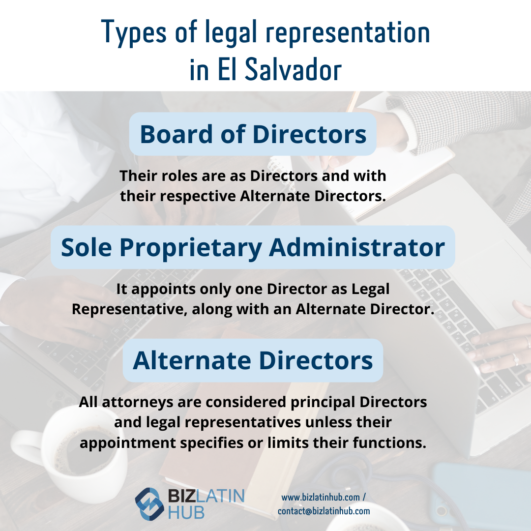 What is the Company Legal Representative?