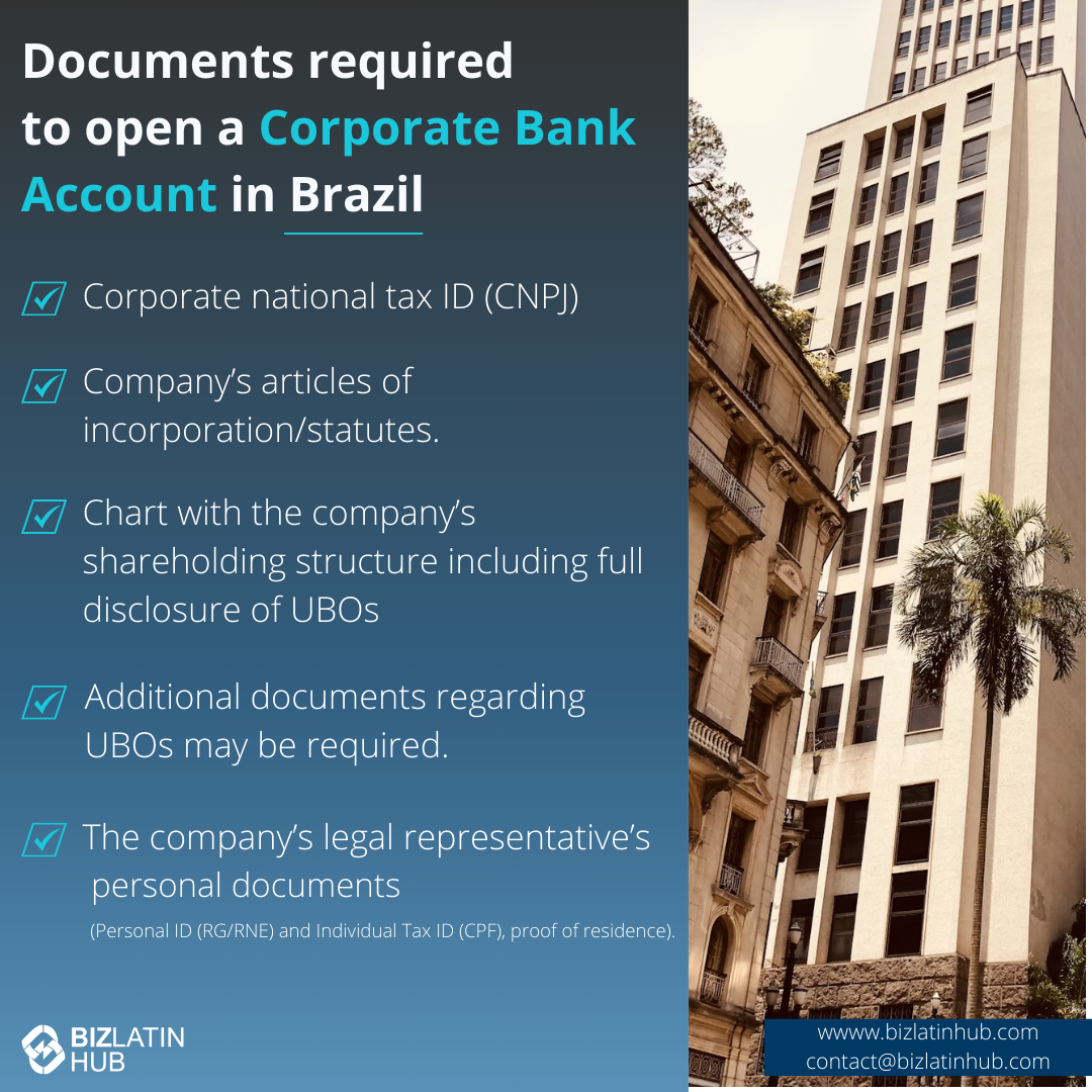 Open a Corporate Bank Account in Brazil | Guide for Foreign-Owned Companies