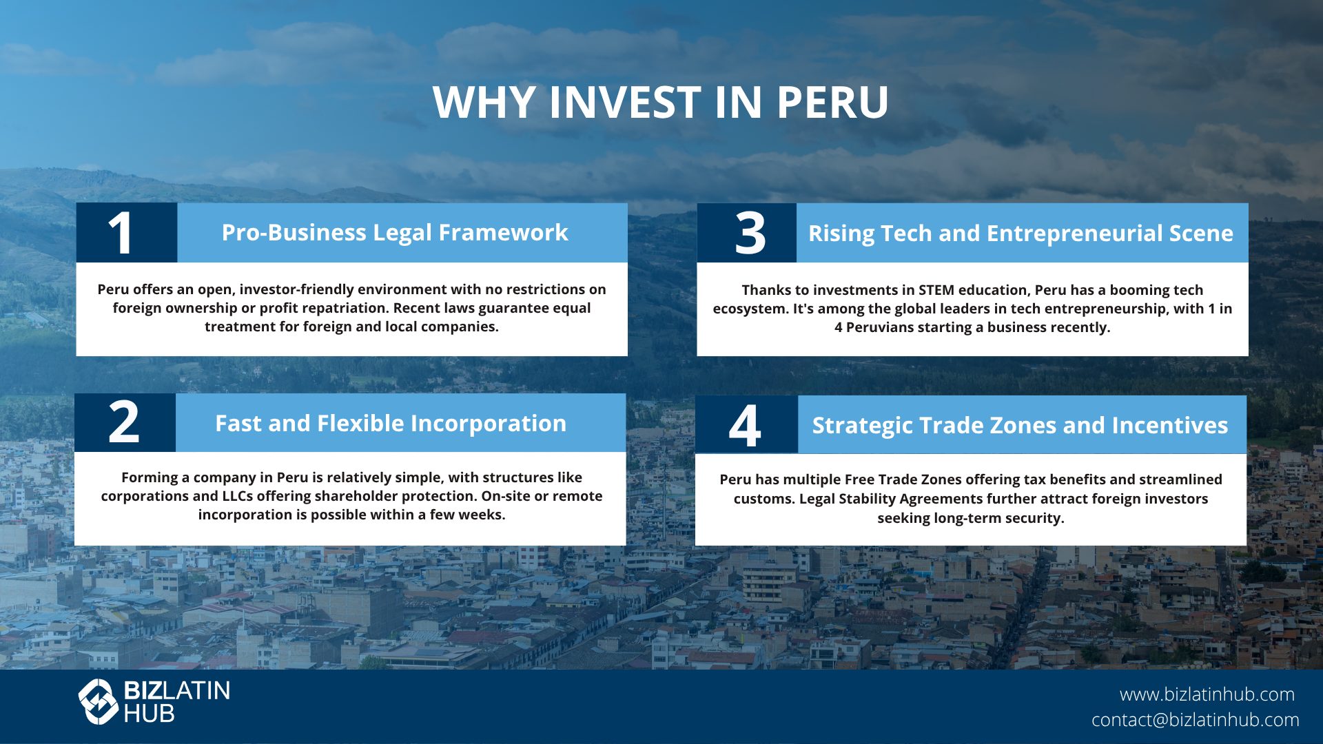 Why choose to do business in Peru?